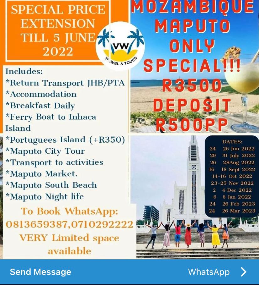 Destinations - VW Travel & Tours